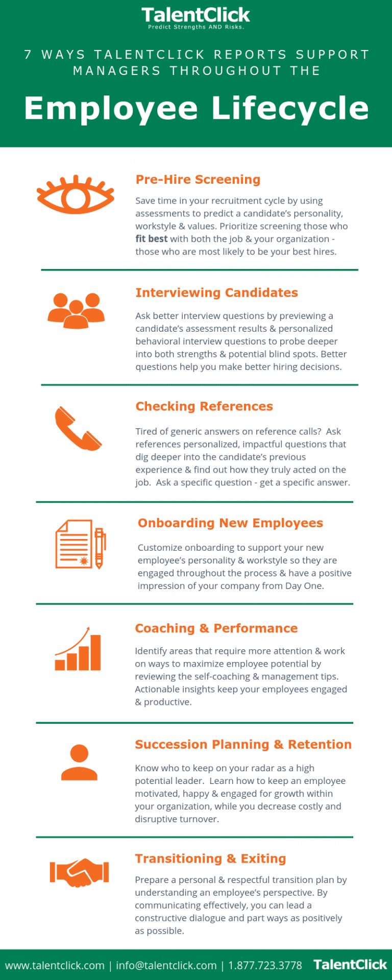 7 ways our reports support managers throughout the employee lifecycle