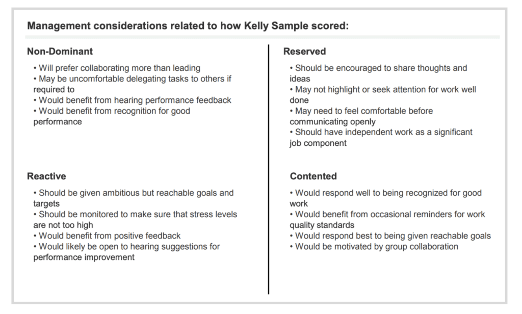 Creating Employee Development Plans with Personality Assessment Results ...